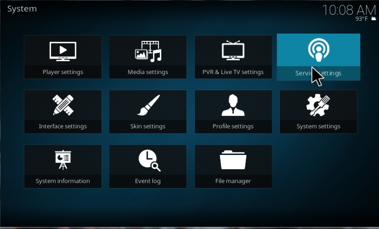 Kodi menu editor to customize main menu on kodi home screen