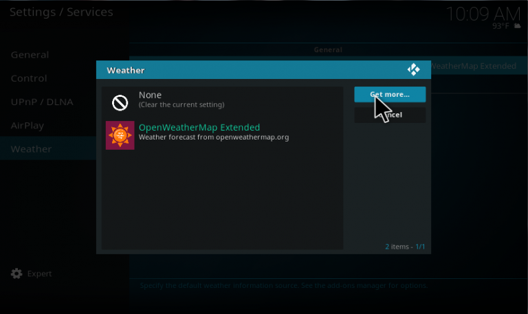 Kodi menu editor to customize main menu on kodi home screen