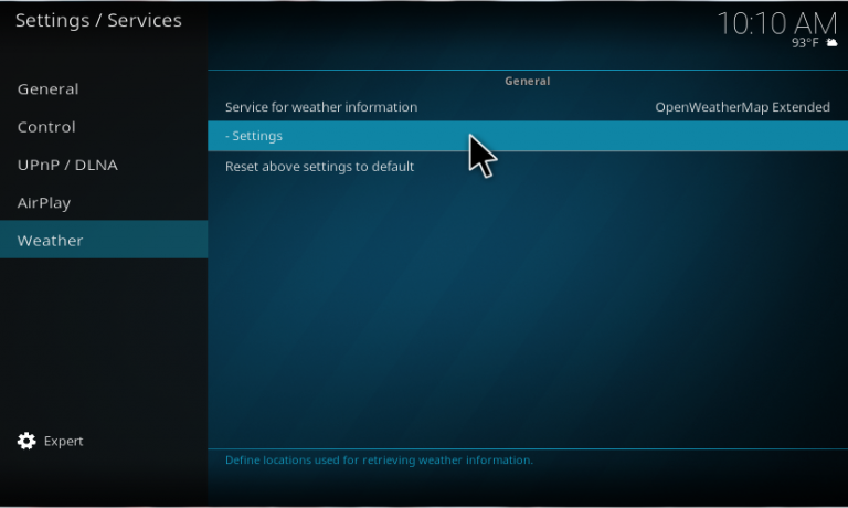 Kodi menu editor to customize main menu on kodi home screen
