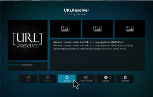 Kodi URL Resolver installation and update guide + fix error