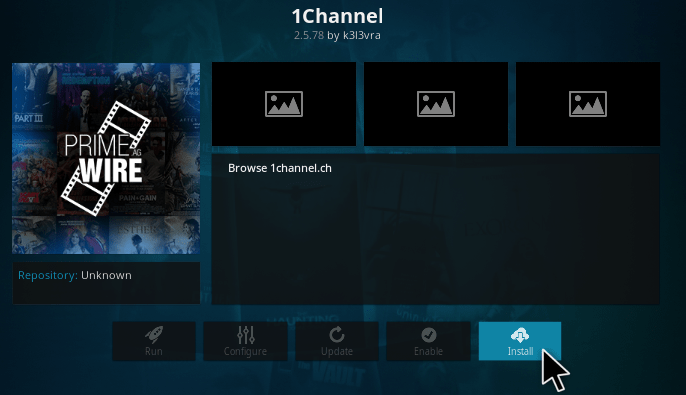 How to install primewire 1channel kodi addon & fix site blocked issue